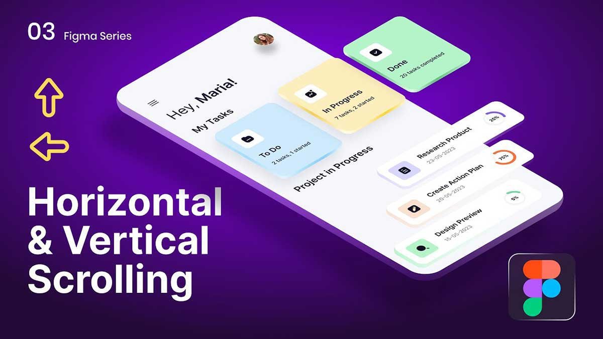 How to Create Horizontal and Vertical Scrolling in Figma
